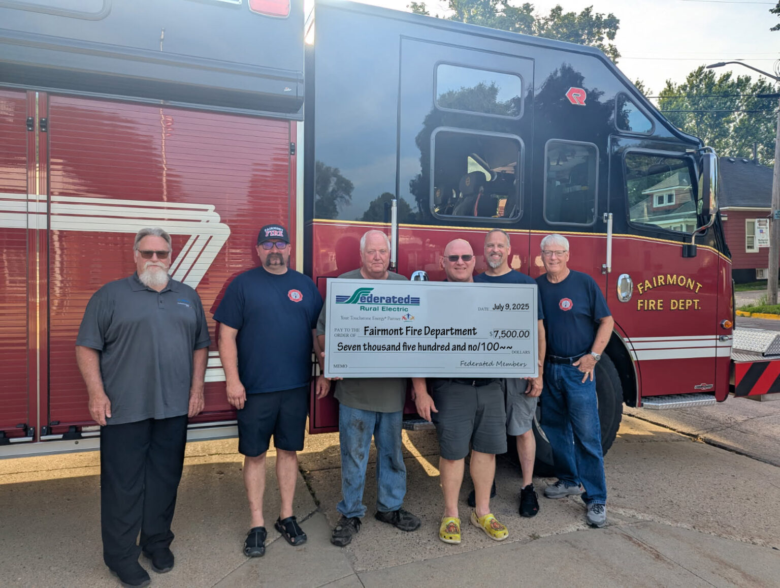 Federated Rural Electric Donates $22,500 To Three Fire Departments ...